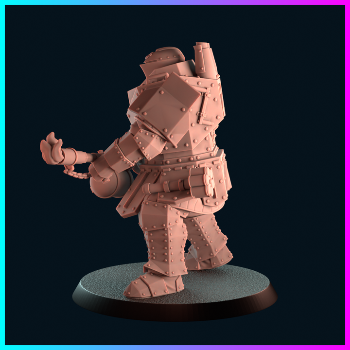 3D Printable The Hollow War - Machine Knight by koolkiwi Miniatures